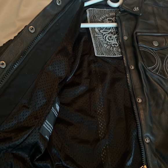 Blackheart | Jackets & Coats | Black Heart Motorcycle Leather Jacket ...